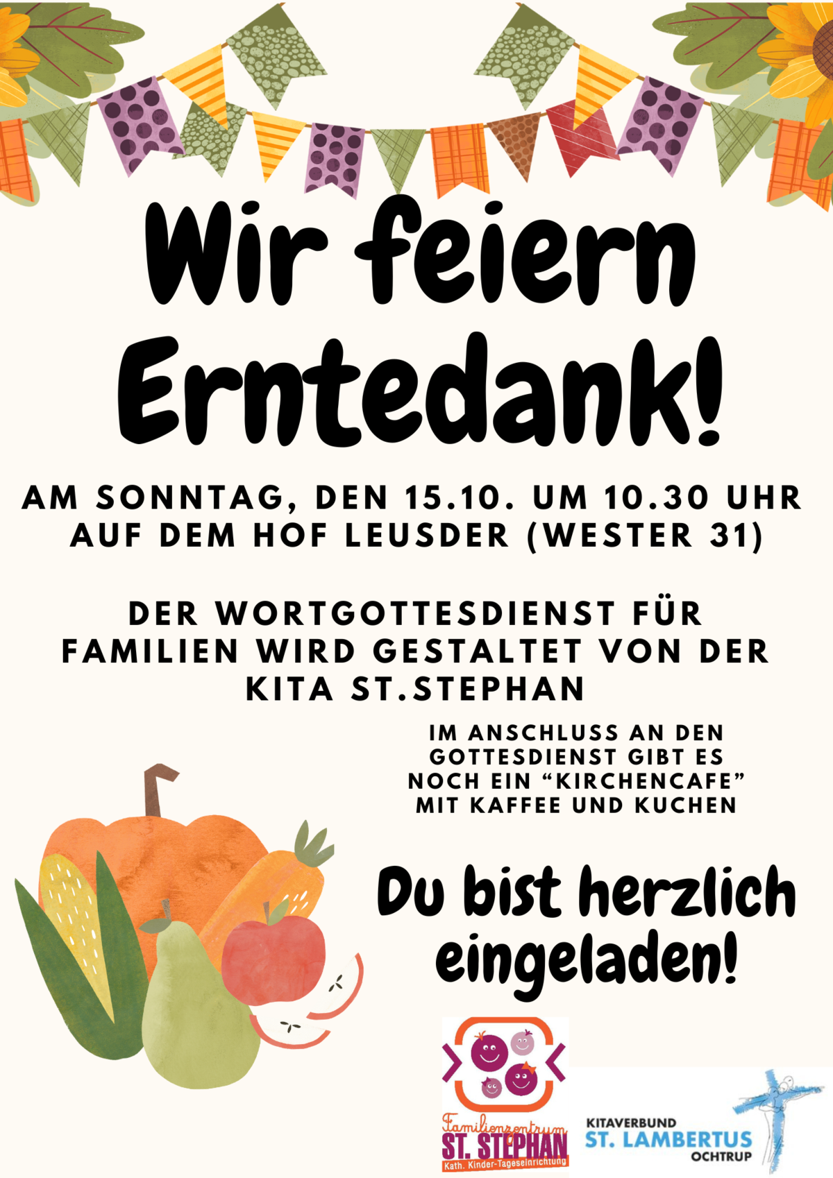 Wir feiern Erntedank! - St. Lambertus Ochtrup